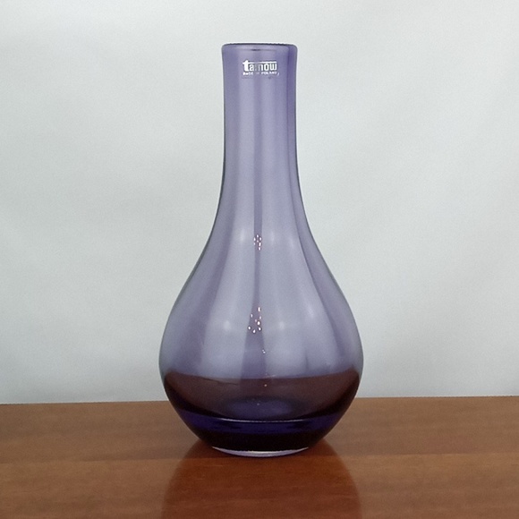 Art | Tarnow Polish Art Glass Purple Vase | Poshmark
